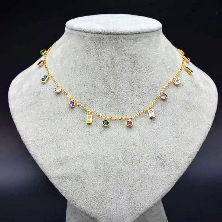 Multi Coloured Necklace – Nia